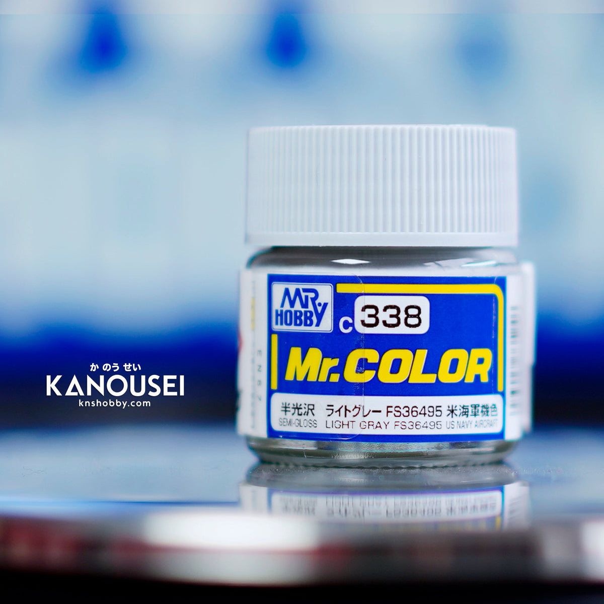KNS Hobby - Mr. COLOR C- 338 LIGHT GRAY FS36495 SEMI GLOSS 10ML – KANOUSEI HOBBY
