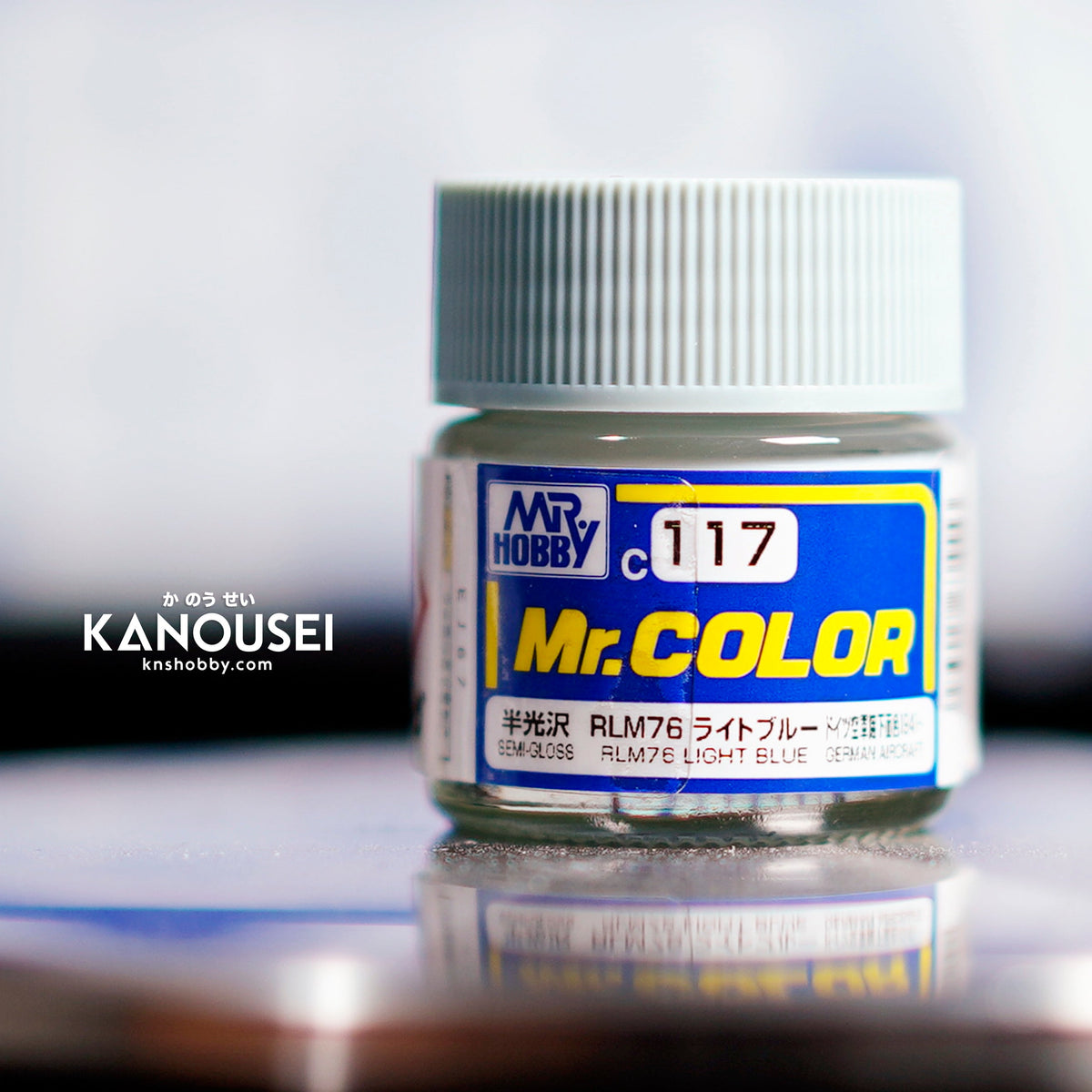 KNS Hobby - Mr. COLOR C-117 RLM76 LIGHT BLUE SEMI GLOSS 10ML – KANOUSEI ...