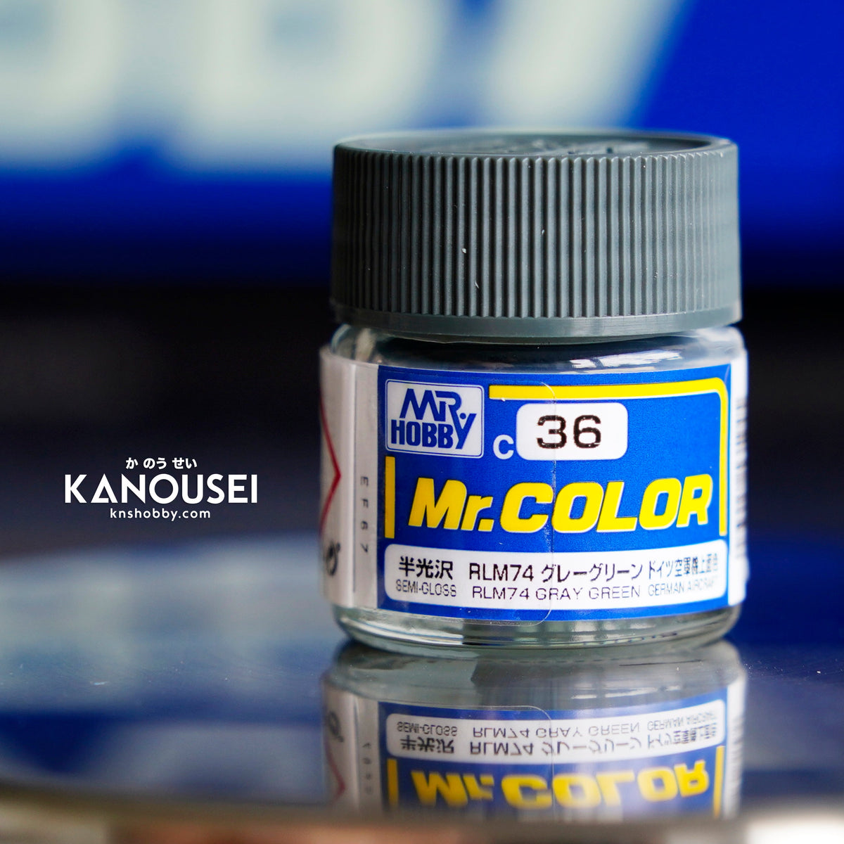 KNS Hobby - Mr. COLOR C-036 RLM74 GRAY GREEN SEMI GLOSS 10ML – KANOUSEI ...