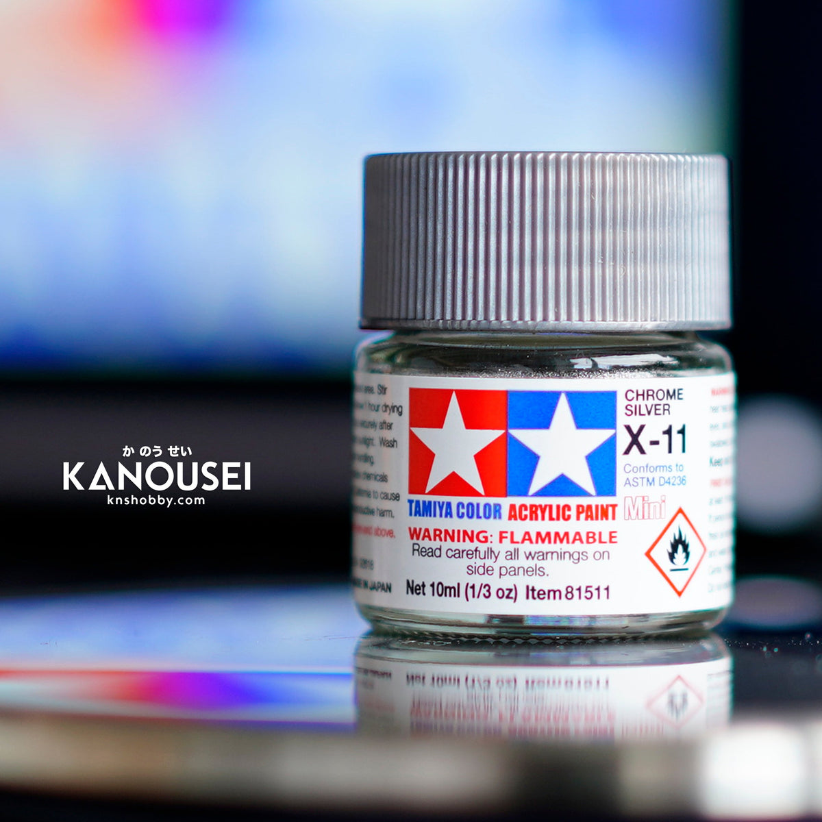 KNS Hobby - Tamiya X-11 Chrome Silver – KANOUSEI HOBBY