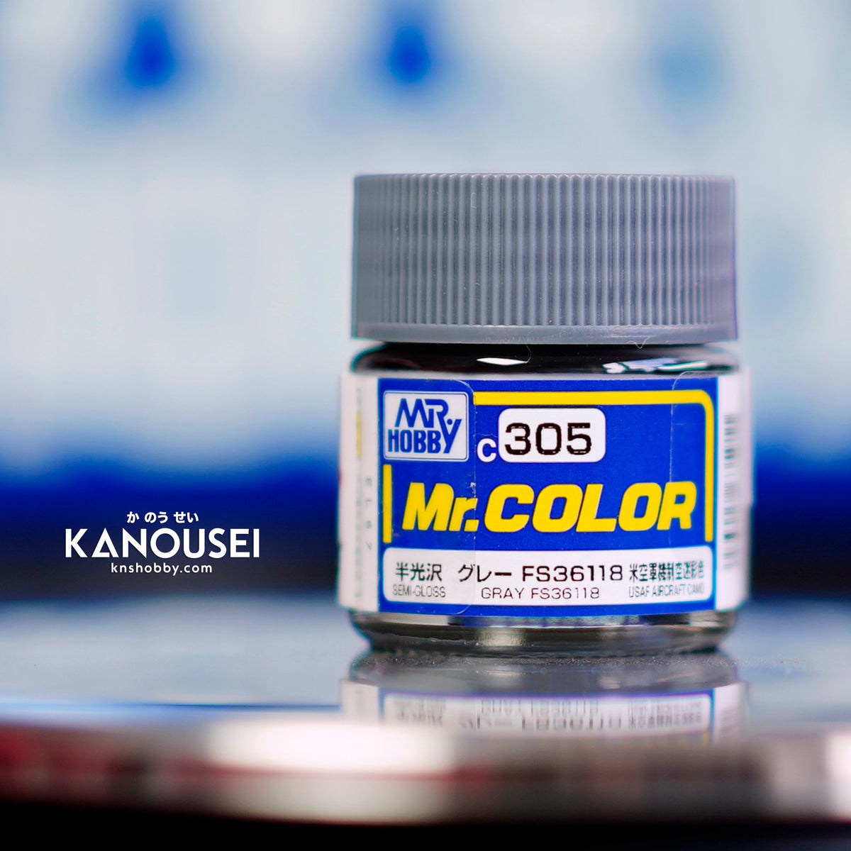 KNS Hobby - Mr. COLOR C- 305 GRAY FS36118 SEMI GLOSS 10ML – KANOUSEI HOBBY