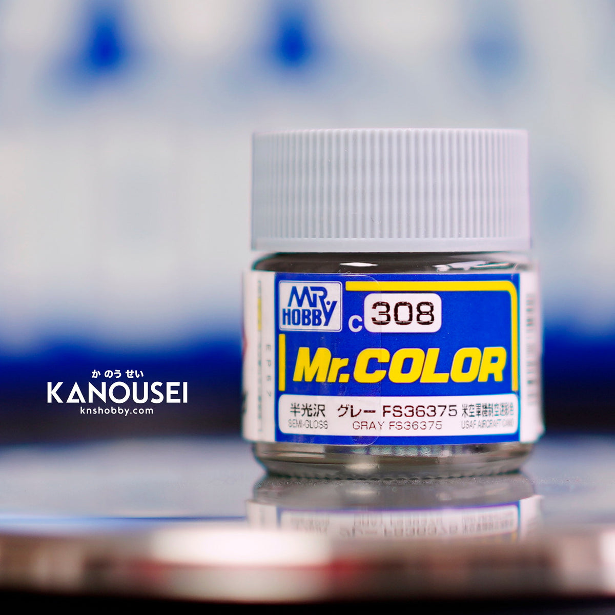 KNS Hobby - Mr. COLOR C- 308 GRAY FS36375 SEMI GLOSS 10ML – KANOUSEI HOBBY