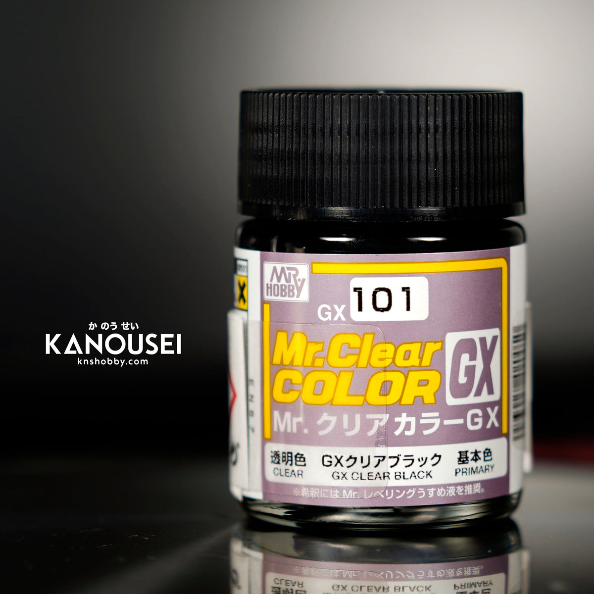 KNS Hobby - Mr. COLOR GX GX-101 CLEAR BLACK 18ML – KANOUSEI HOBBY
