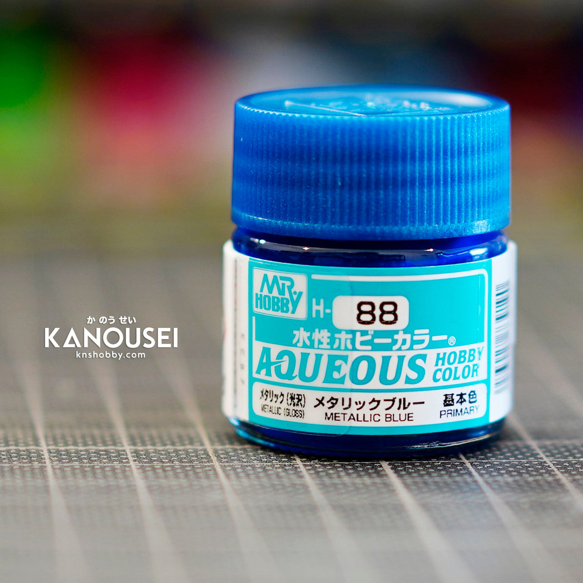 KNS Hobby - MR. HOBBY AQUEOUS HOBBY COLOR H-088 METALLIC BLUE 10ML ...