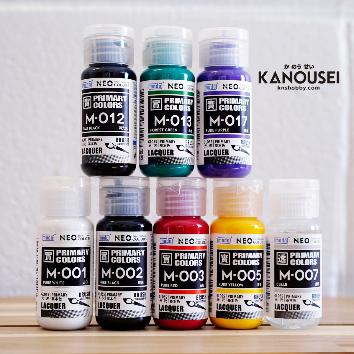 KNS Hobby - Modo M Series - Primary Colors Neo M-001 – KANOUSEI HOBBY